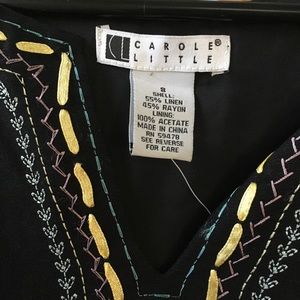 Carole Little | Dresses | Carol Little Black Maxi Dress | Poshmark